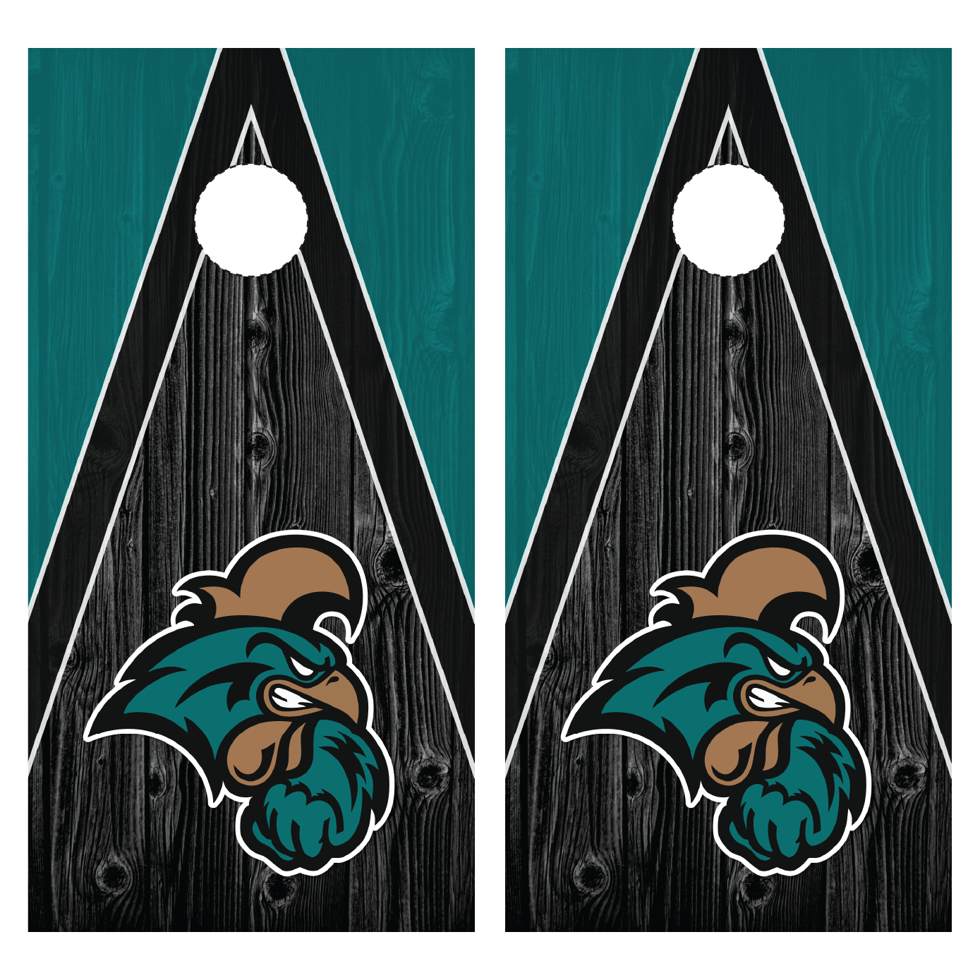 Coastal Carolina Cornhole Wraps | Custom Cornhole Wraps – CreativeCornhole